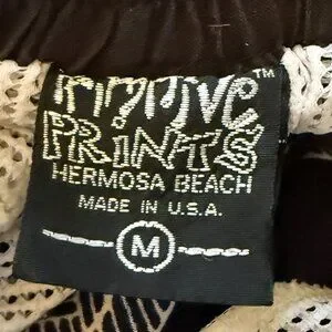 Primitive Prints | Swim | Vintage Primitive Prints Mens Medium Shorts ...